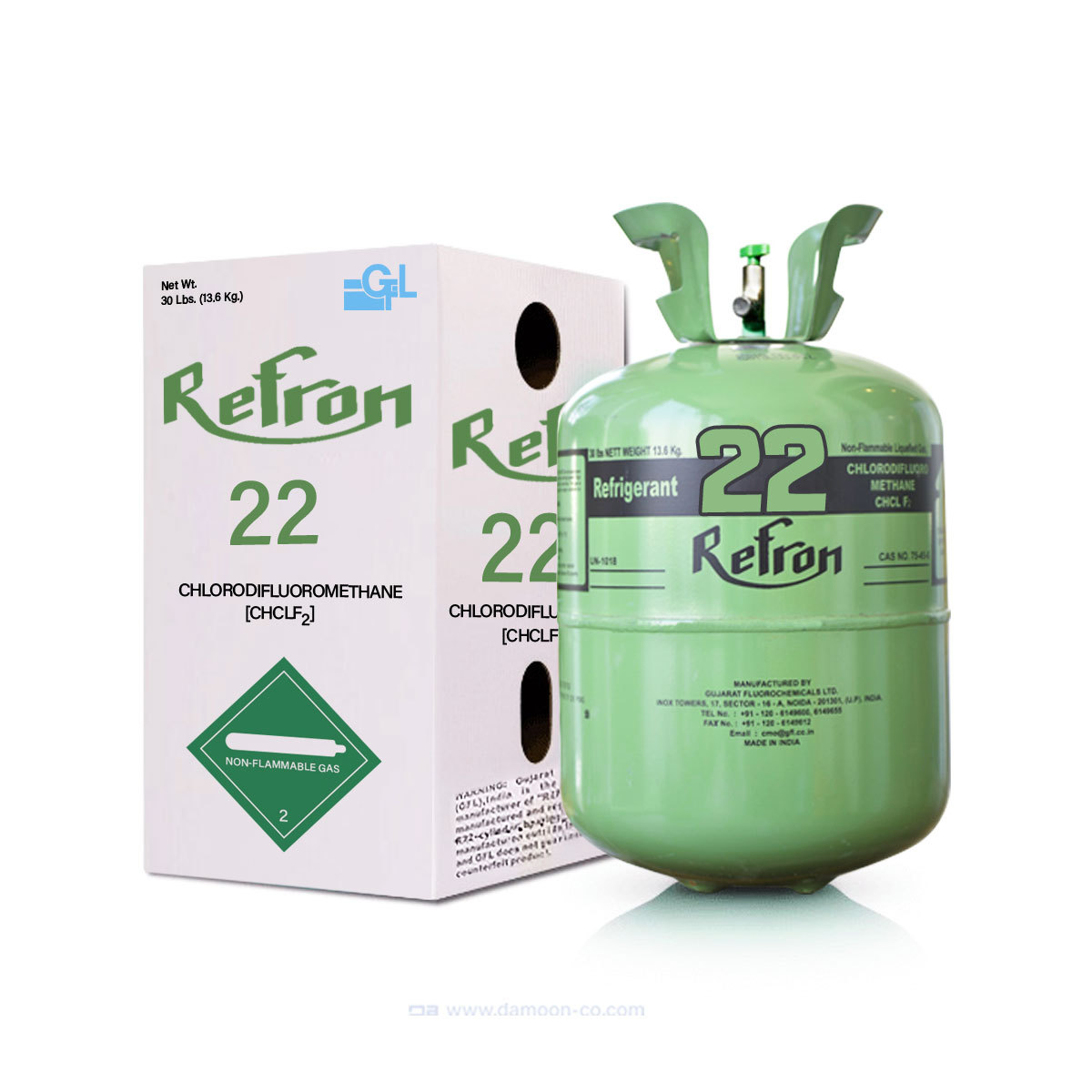 مشخصات، قیمت و خرید گاز R22 رفرون | آر 22 refron | ضمانت اصالت کالا