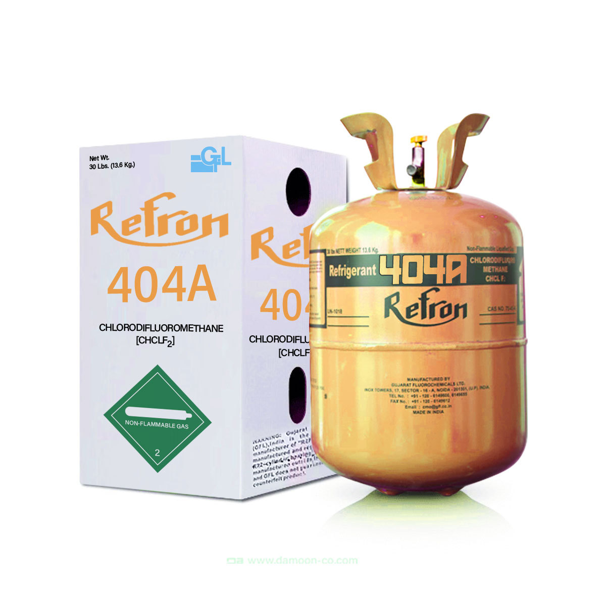 مشخصات، قیمت و خرید گاز R404 رفرون refron | ضمانت اصالت و بازگشت کالا
